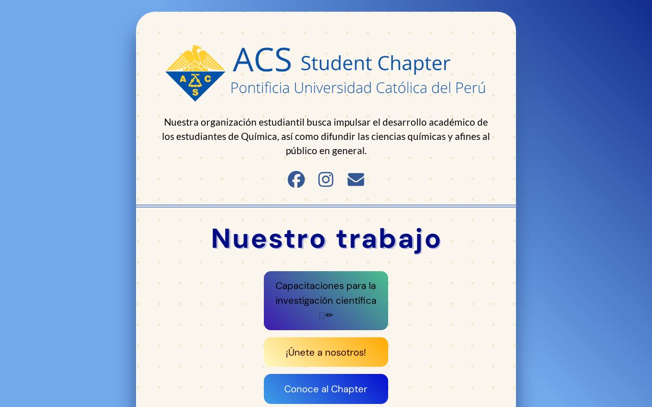 PUCP ACS Student Chapter